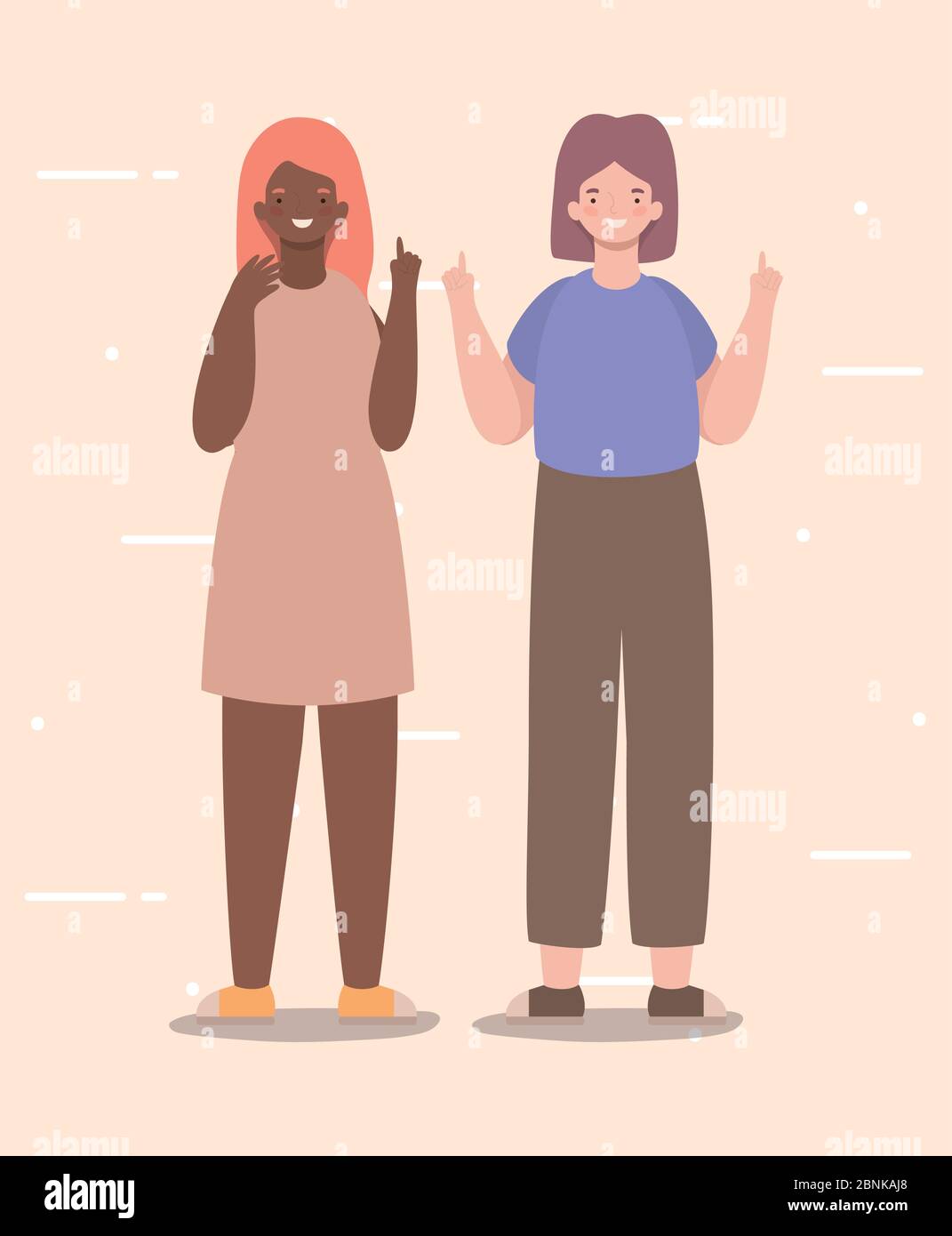 happy women cartoons vector design Stock Vector Image & Art - Alamy