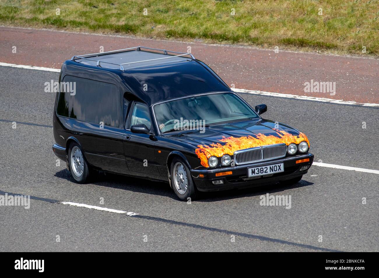 1995 modified black custom Jaguar XJ6 3239cc petrol conversion ...