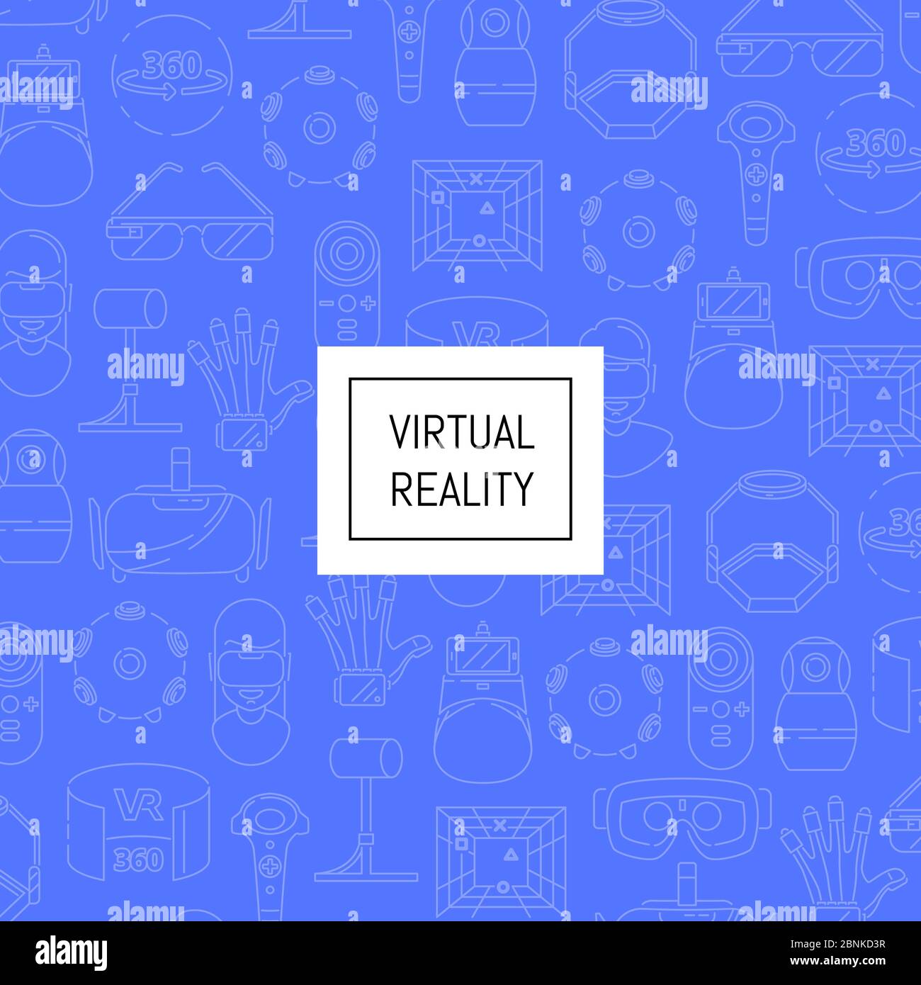 Vector background linear style virtual reality elements Stock Vector Image & Art - Alamy