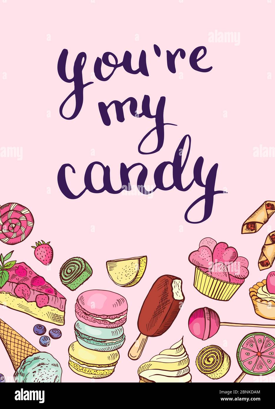 Sweets poster hi-res stock photography and images - Alamy