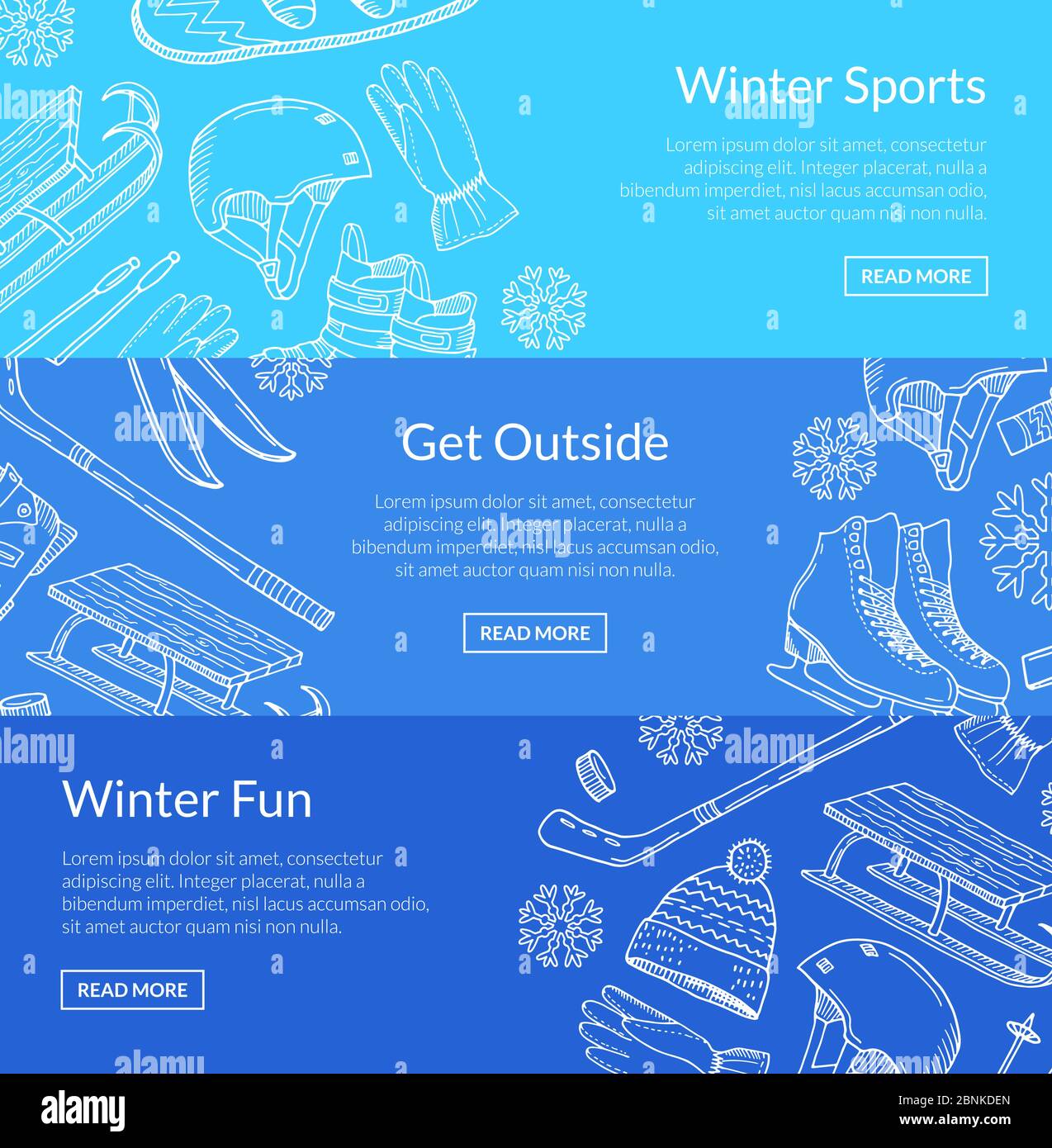 Sports equipment doodle icons hi-res stock photography and images - Alamy