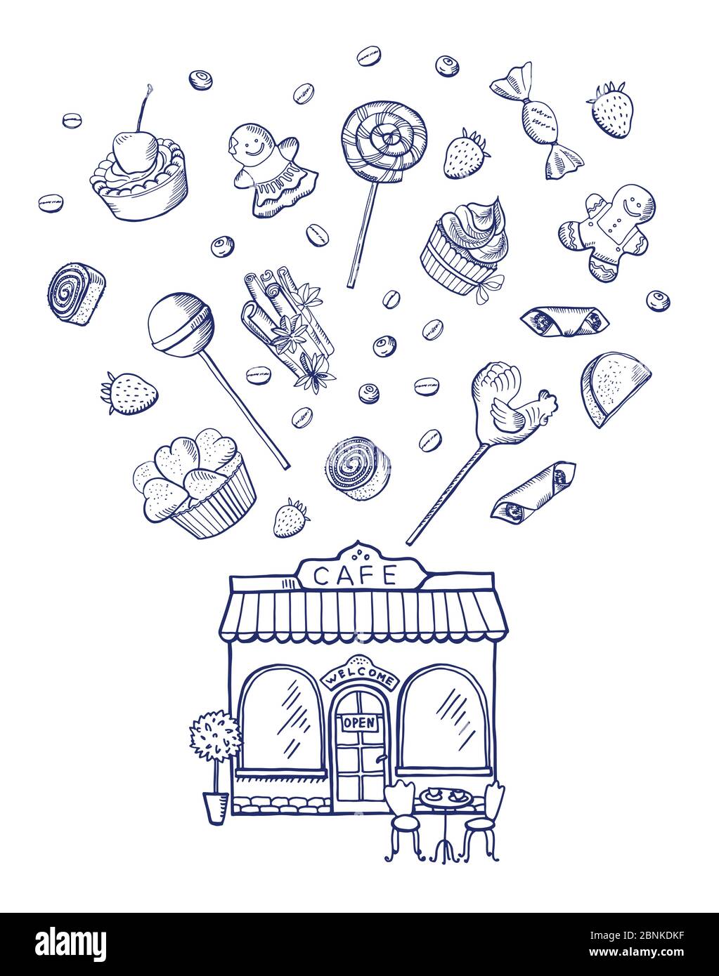 Bakeryshop Cut Out Stock Images & Pictures - Alamy