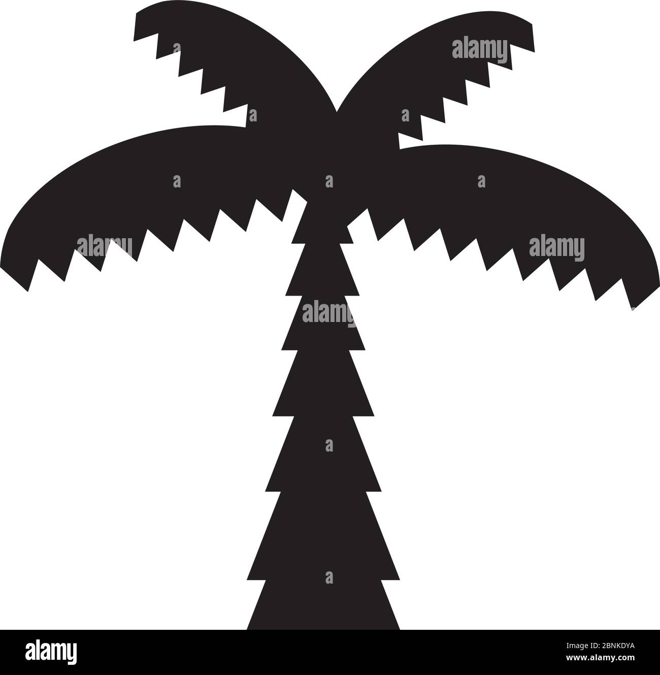 tree palm line style icon Stock Vector Image & Art - Alamy