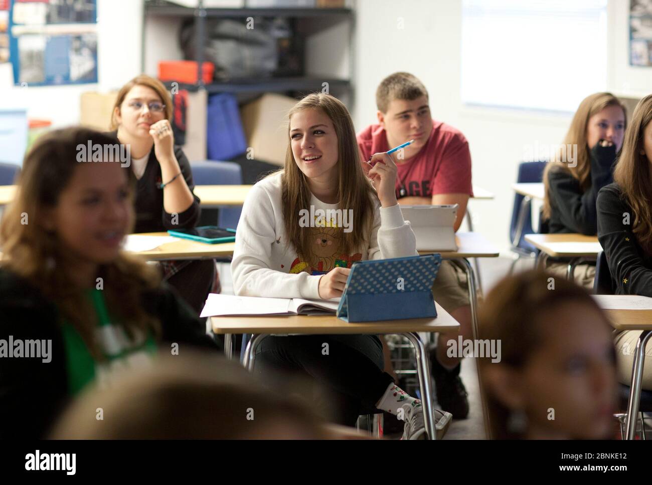 High school classroom usa hi-res stock photography and images - Alamy