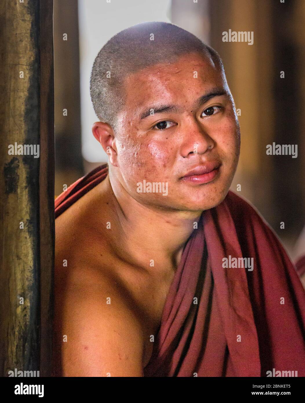Buddhist Monks In Burma Or Myanmar Stock Photo - Alamy