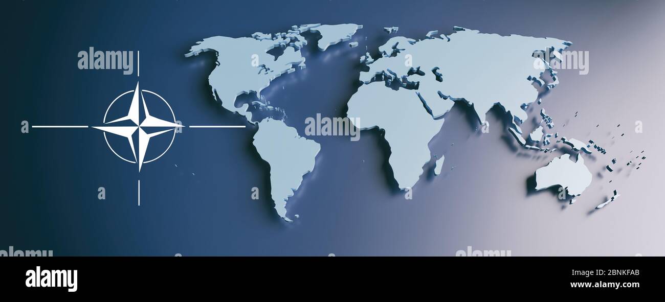 North atlantic map hi-res stock photography and images - Alamy