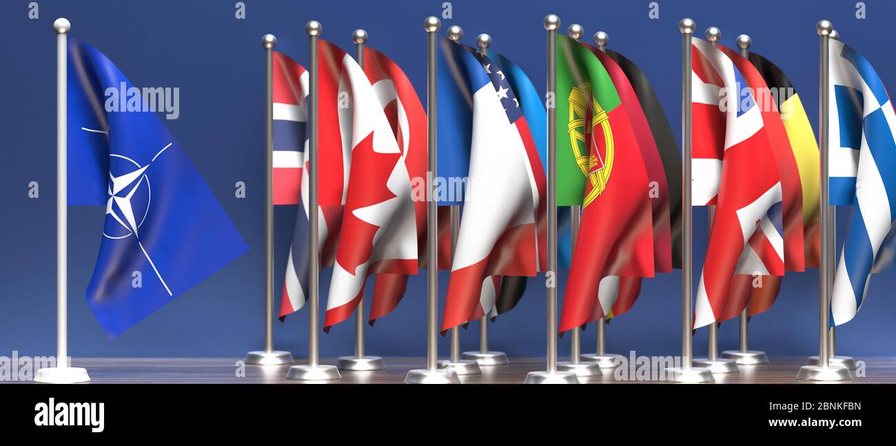 North Atlantic treaty organization or North Atlantic Alliance sign ...