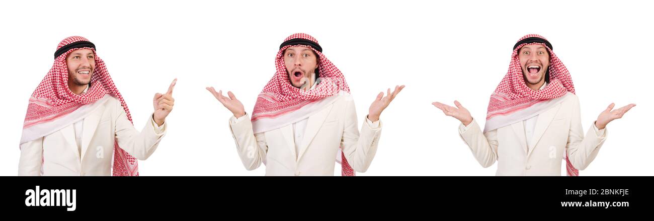 The arab man in diversity concept Stock Photo - Alamy