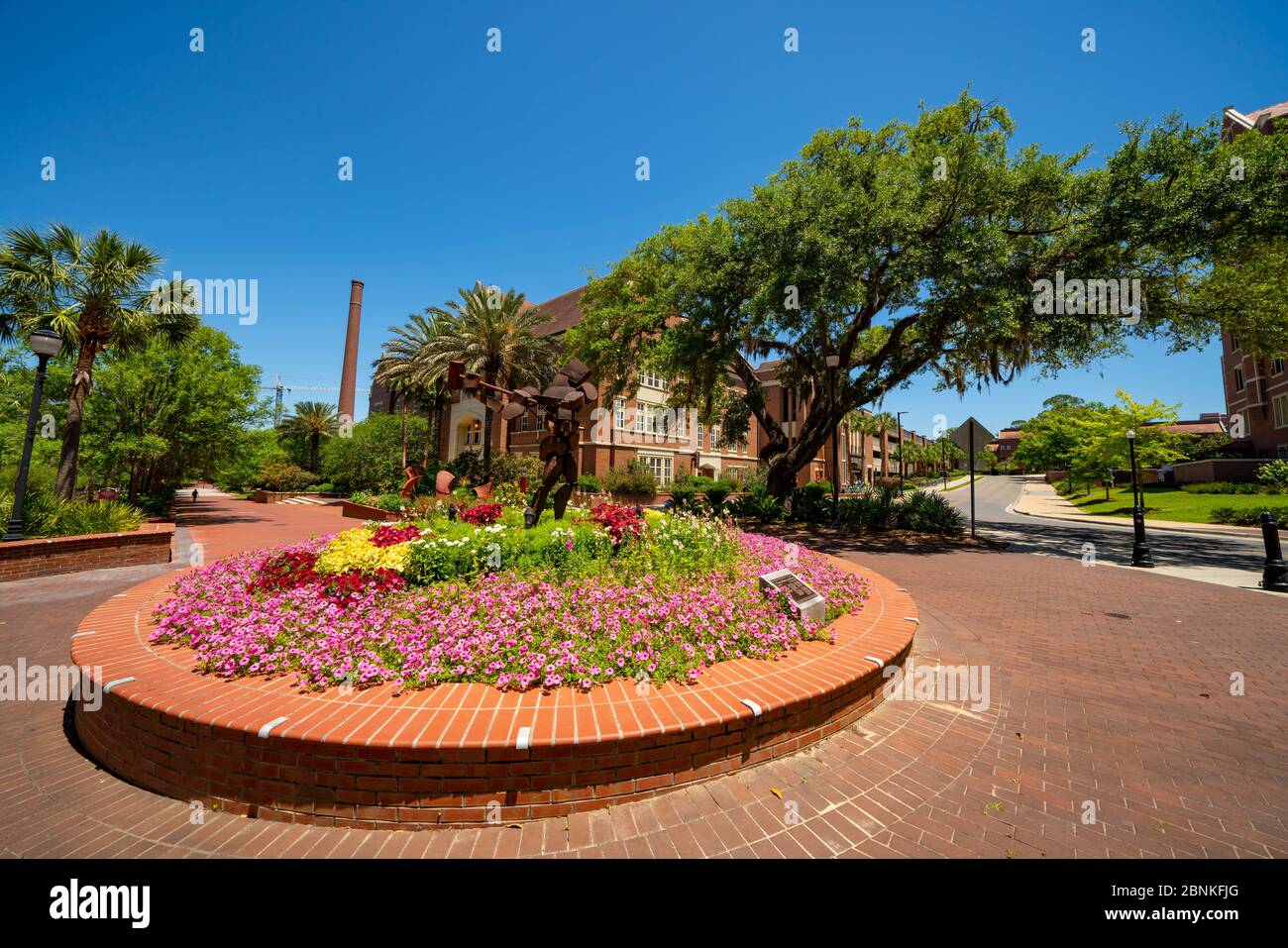 FSU spring time landscape Florida State University campus Stock Photo ...