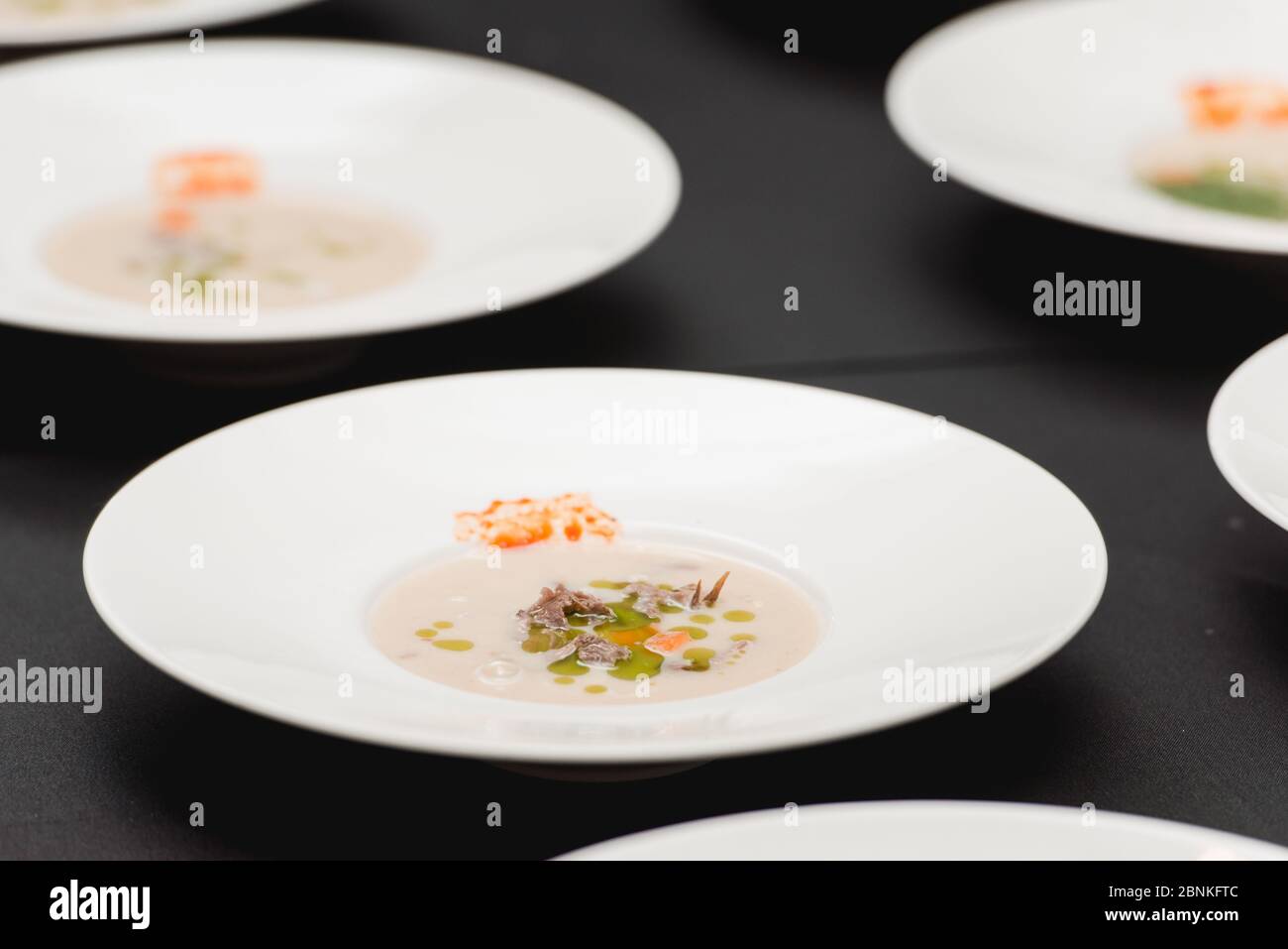 Traditional dish from Balkan cuisine - homemade lamb in a creamy sauce ...