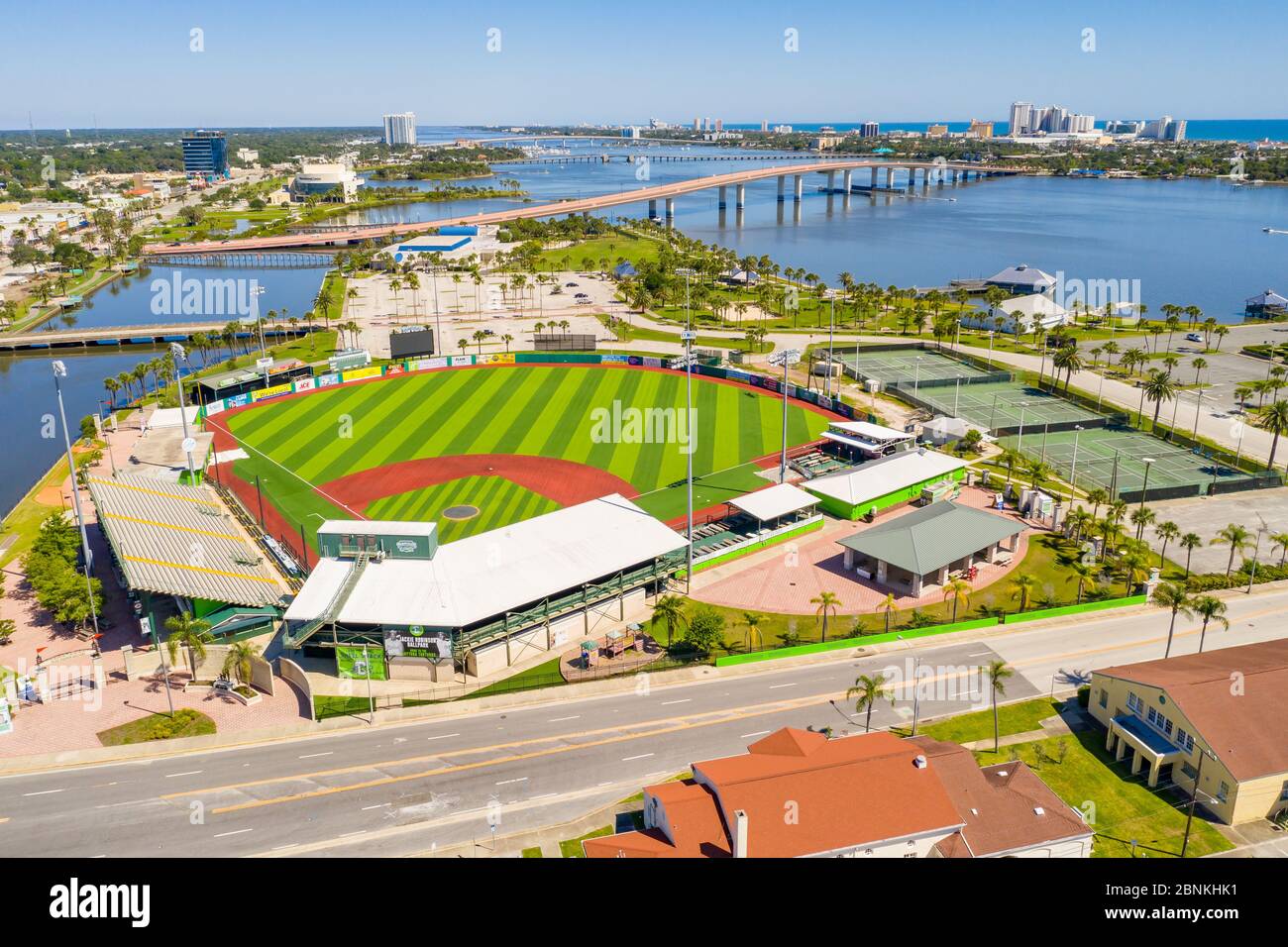 Jackie robinson memorial baseball park hi-res stock photography and ...