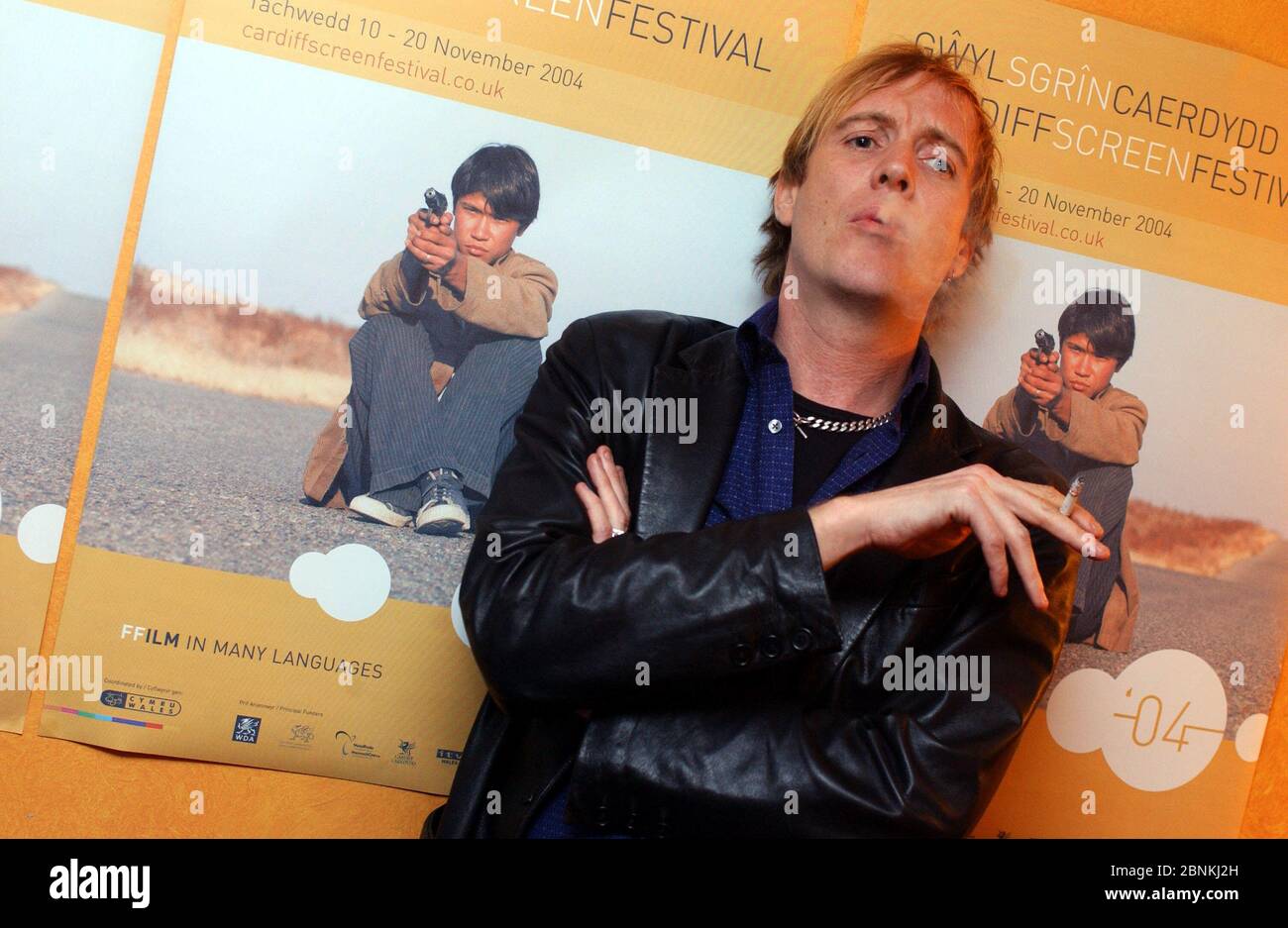 Actor Rhys Ifans pictured at the Welsh Premiere of his new film ...