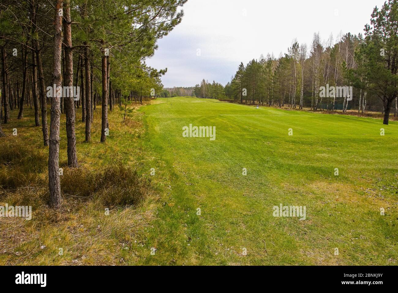 Golf course panoramas and infrastructure Stock Photo - Alamy