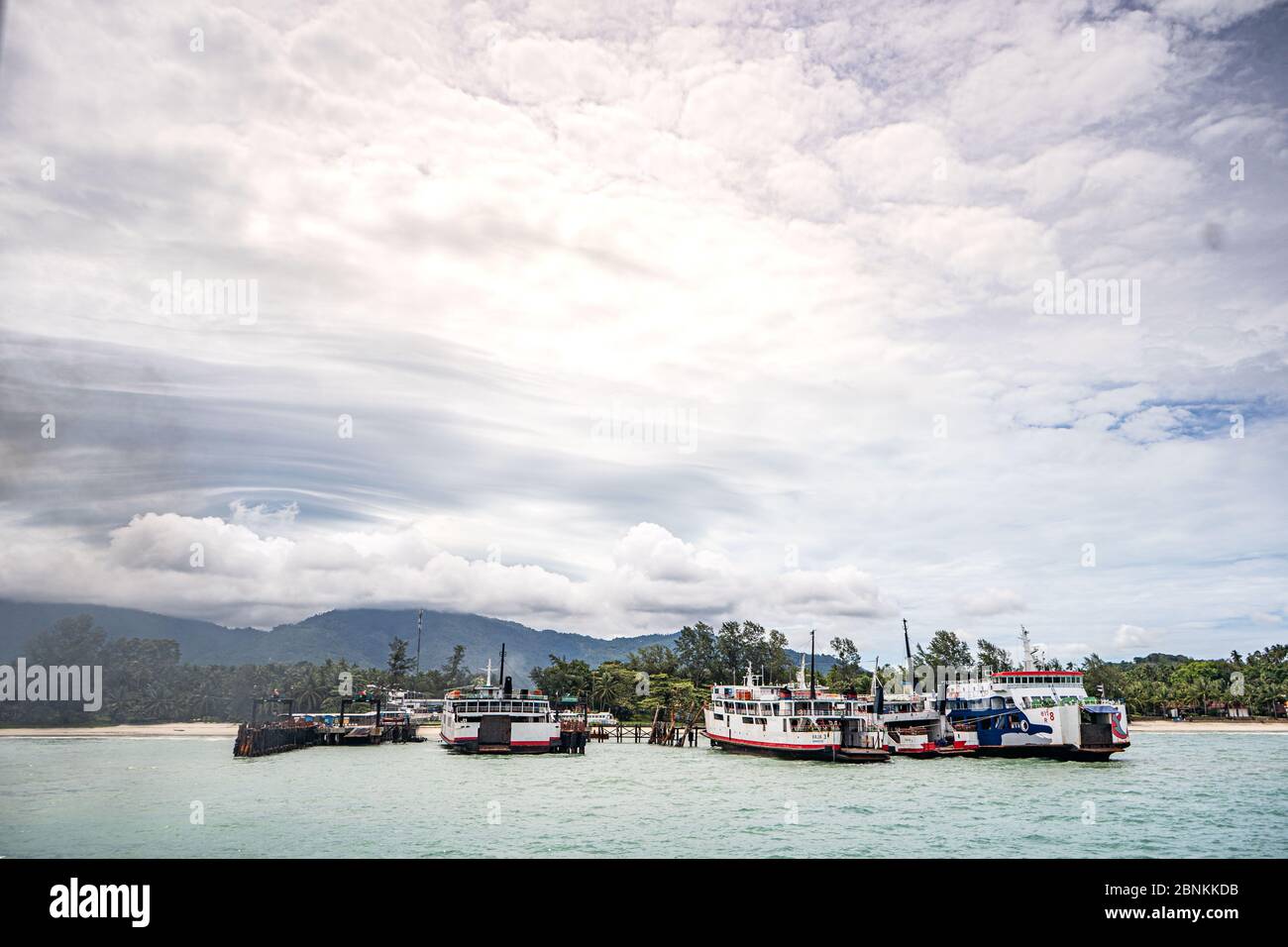 Thailand, Koh Samui May 20-2019 : sea ferries. crossing to Koh Samui ...