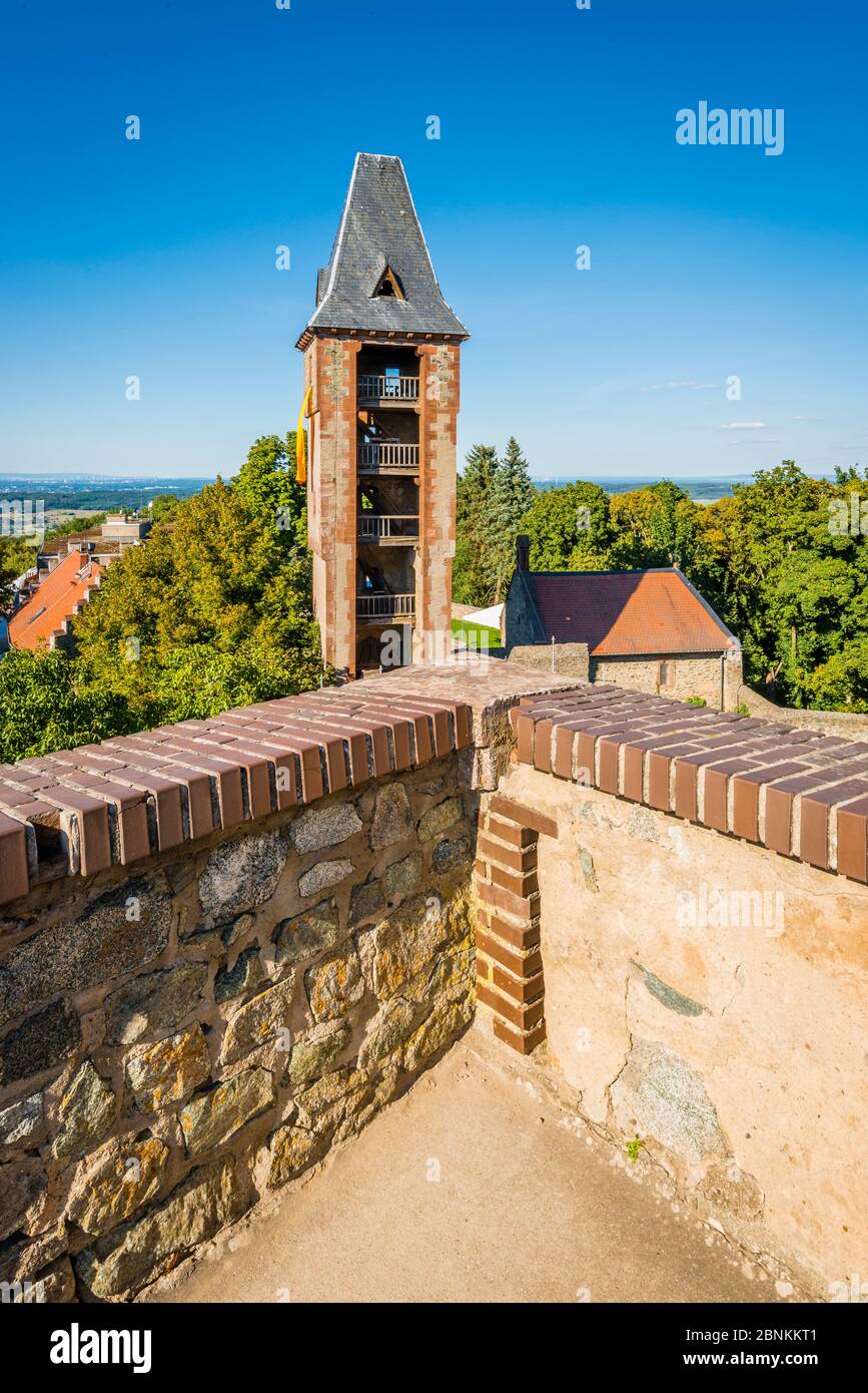Frankenstein Castle south of Darmsatdt, Eberstadt, Odenwald, mystical ...