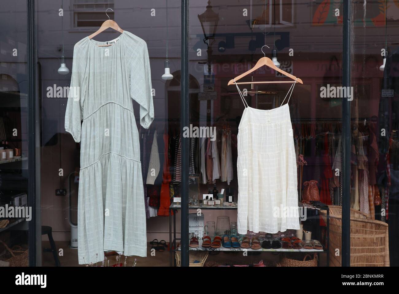 Clothes Shop front window Stock Photo - Alamy