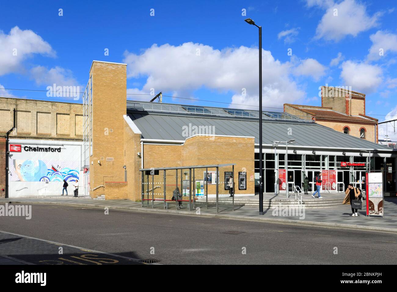 Frontage of Chelmsford of railway Station, Chelmsford City, Essex ...