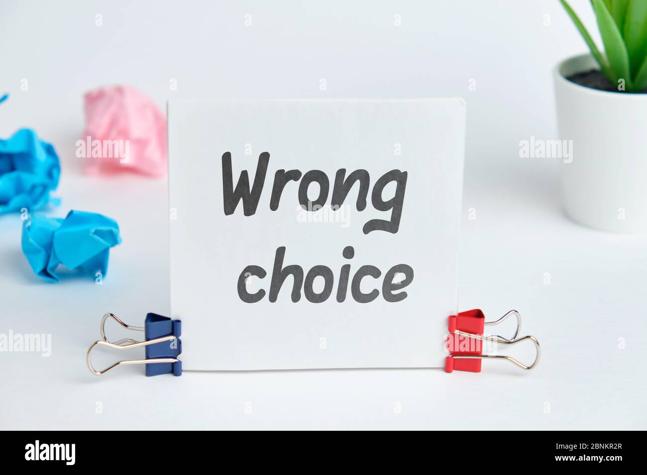 Wrong choice hi-res stock photography and images - Alamy