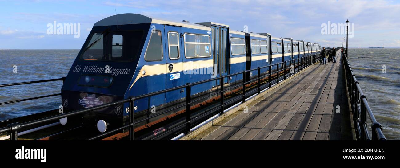 Southend pier railway hi-res stock photography and images - Alamy
