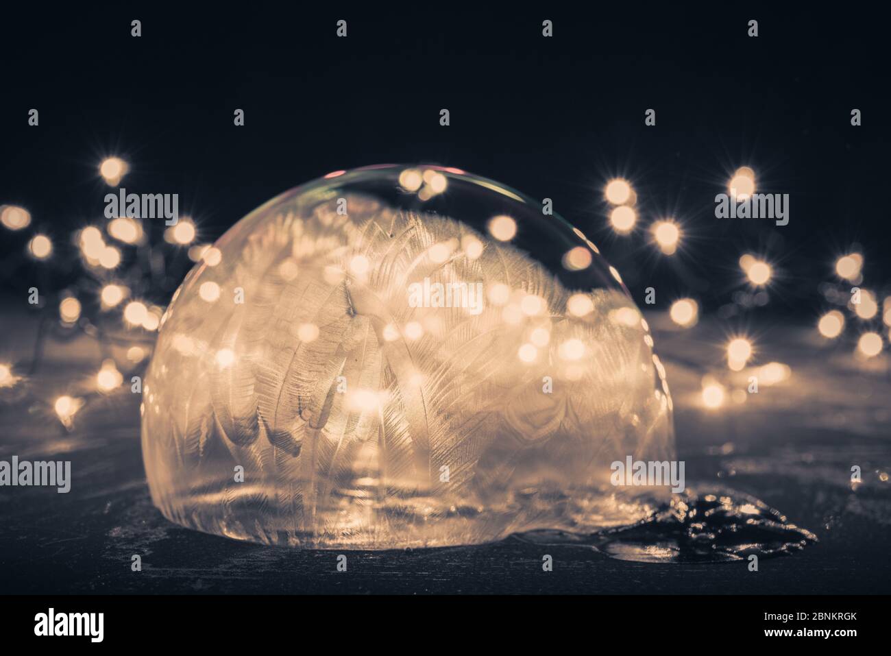 frozen soap bubble Stock Photo - Alamy