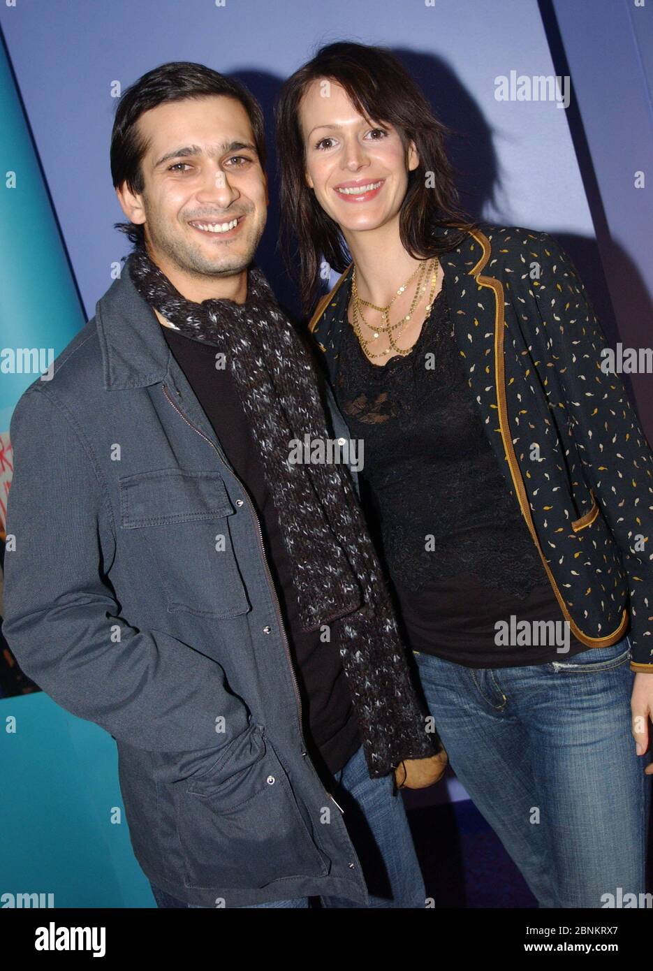 Jimi Mistry and his wife Meg pictured at the Cardiff Screen Festival ...