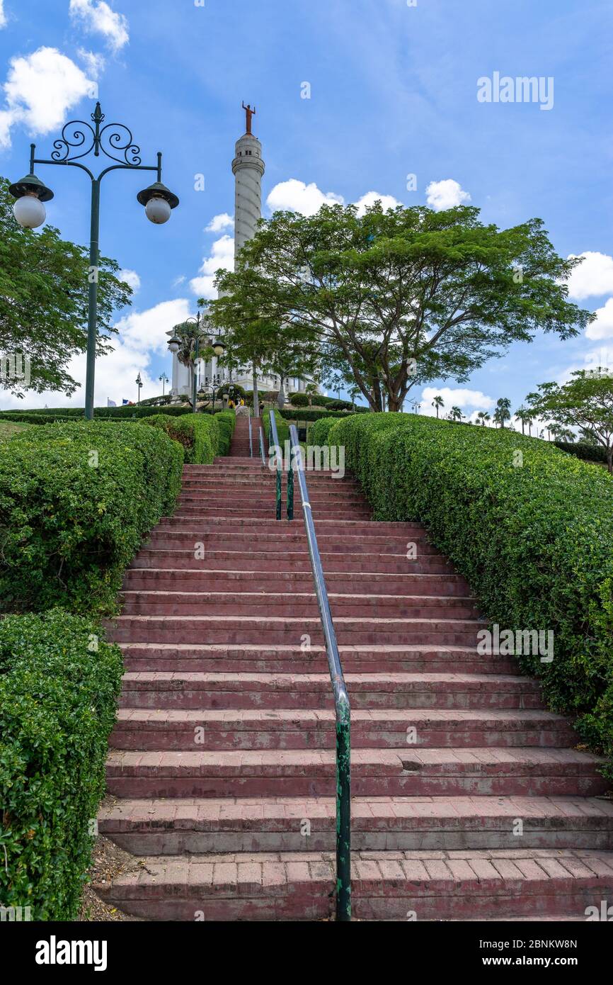 Caribbean, Greater Antilles, Dominican Republic, Santiago, Monumento a ...