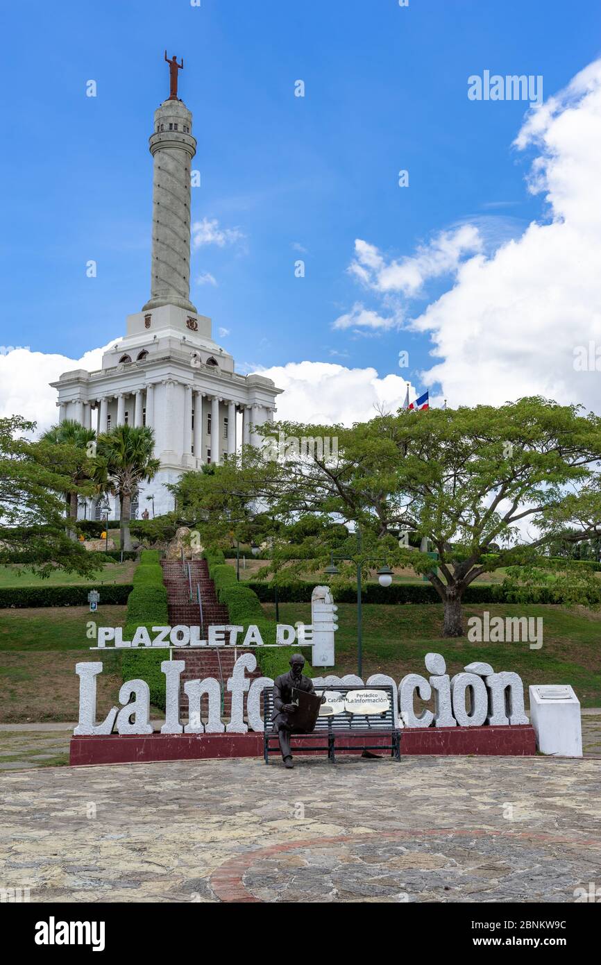 Caribbean, Greater Antilles, Dominican Republic, Santiago, view of the ...