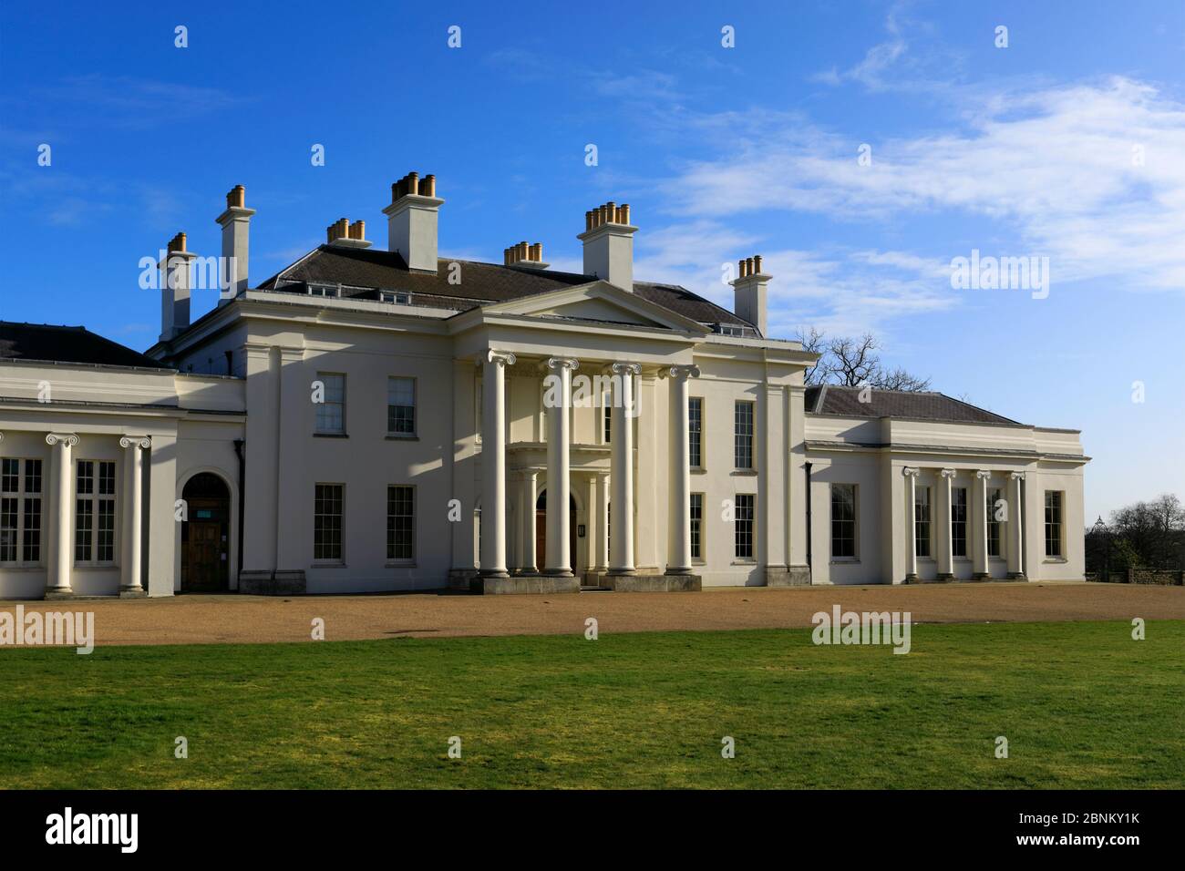 Summer view of Hylands House, Hylands Park, London Road, Writtle ...
