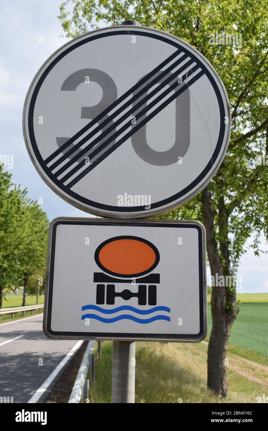dangerous transport sign Stock Photo - Alamy