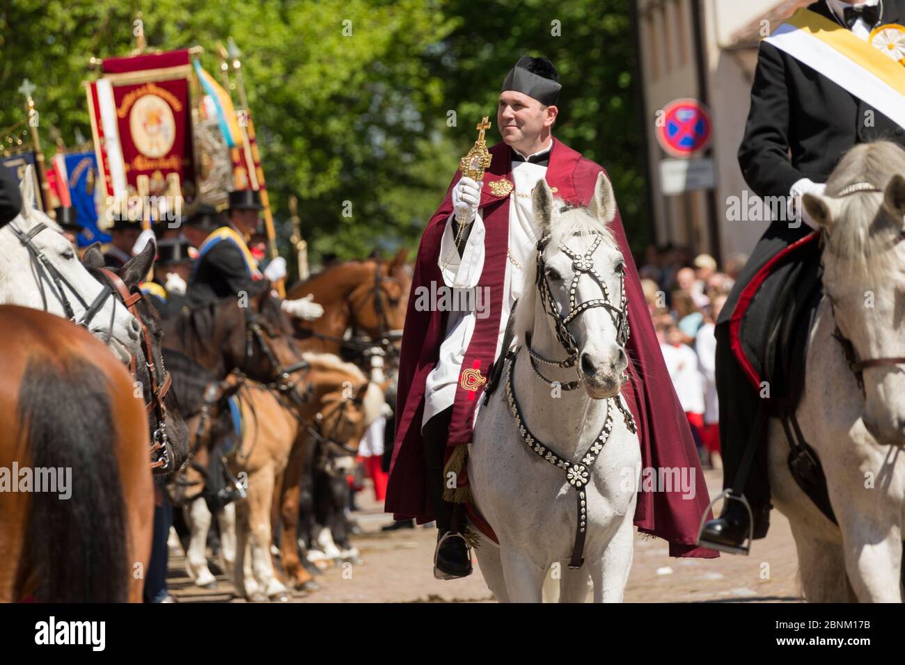 Priest on horse hi-res stock photography and images - Alamy