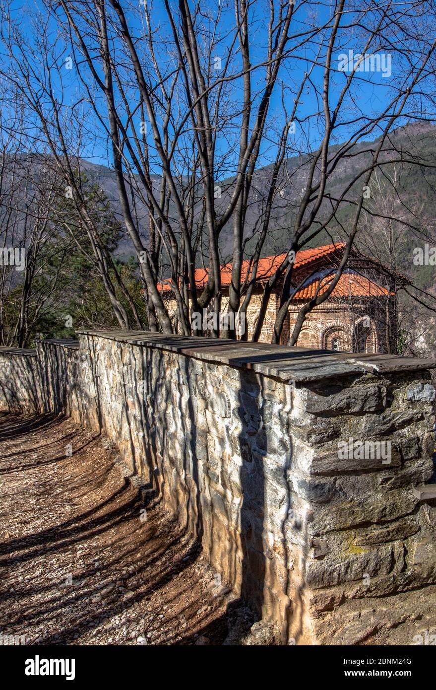 Monastery stone wall hi-res stock photography and images - Alamy