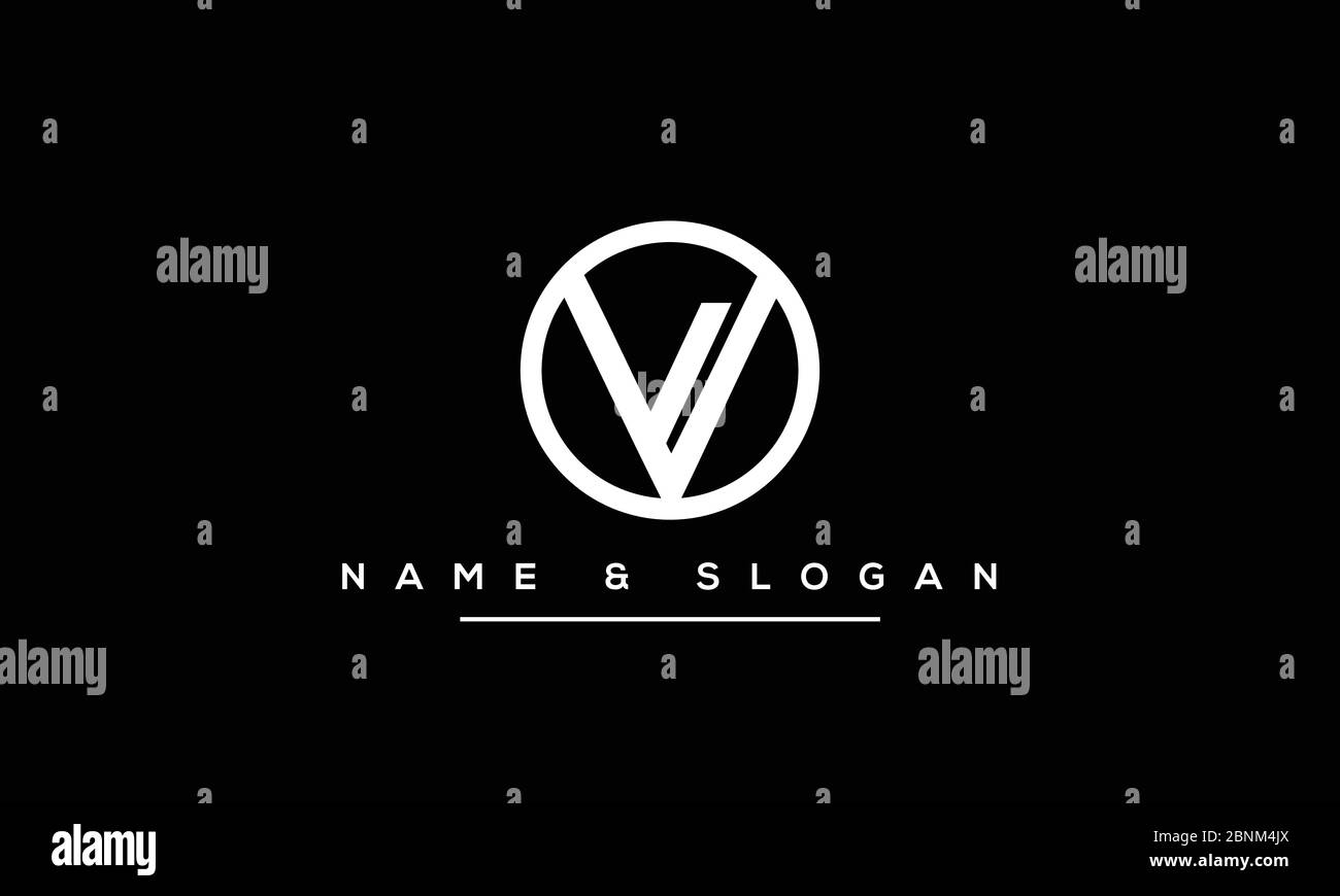 Letter v logo Black and White Stock Photos & Images - Alamy