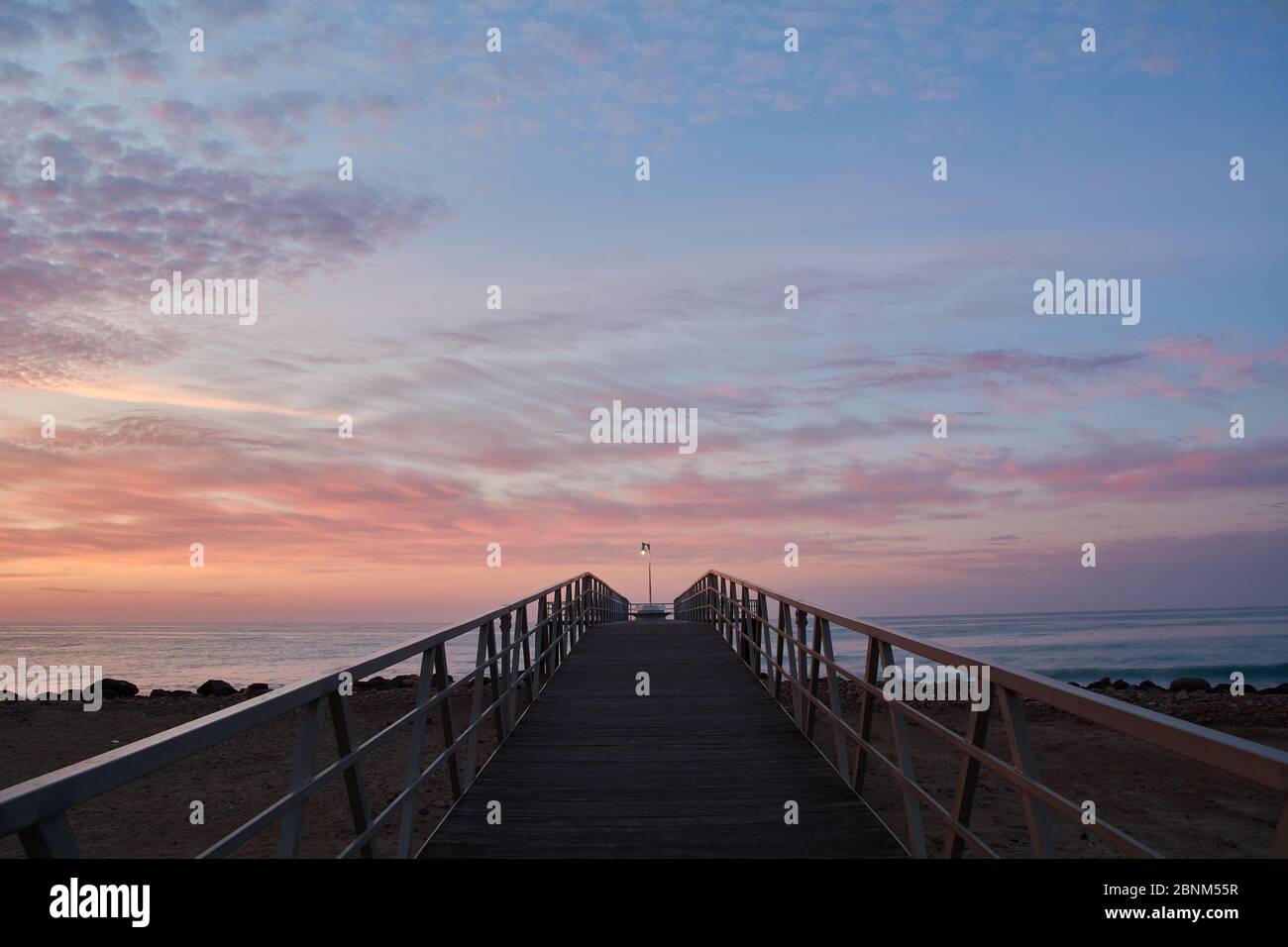 Stone bridge in storm beach hi-res stock photography and images - Alamy