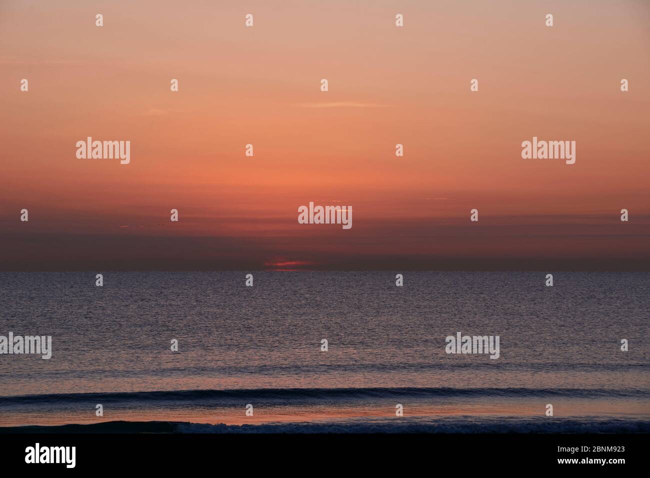 Sunrise on the beach before the sun rises, Colors of nature Stock Photo ...
