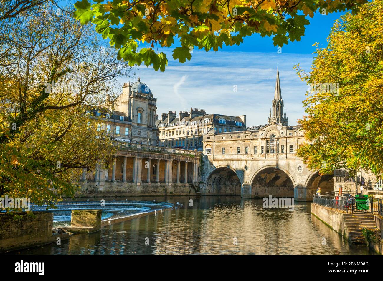 Pulteney Bridge, River Avon, Bath, England, UK Stock Photo - Alamy
