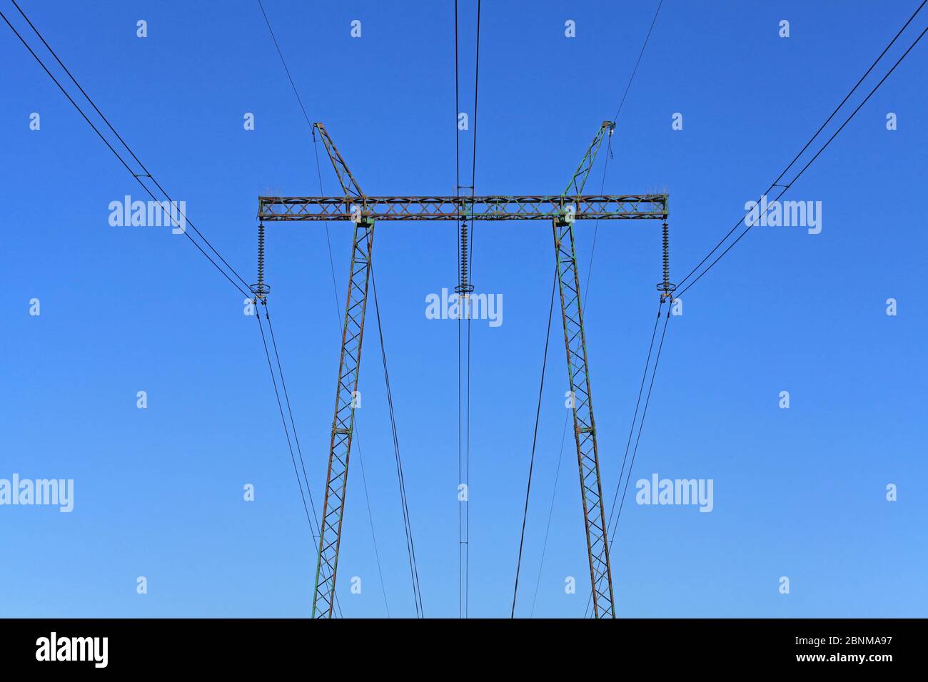 Powerline tower hi-res stock photography and images - Alamy