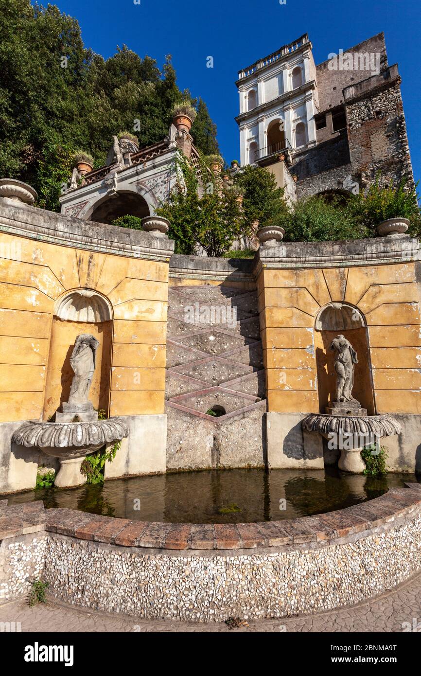Villa d'Este, Italian Renaissance garden, Tivoli, Italy Stock Photo - Alamy