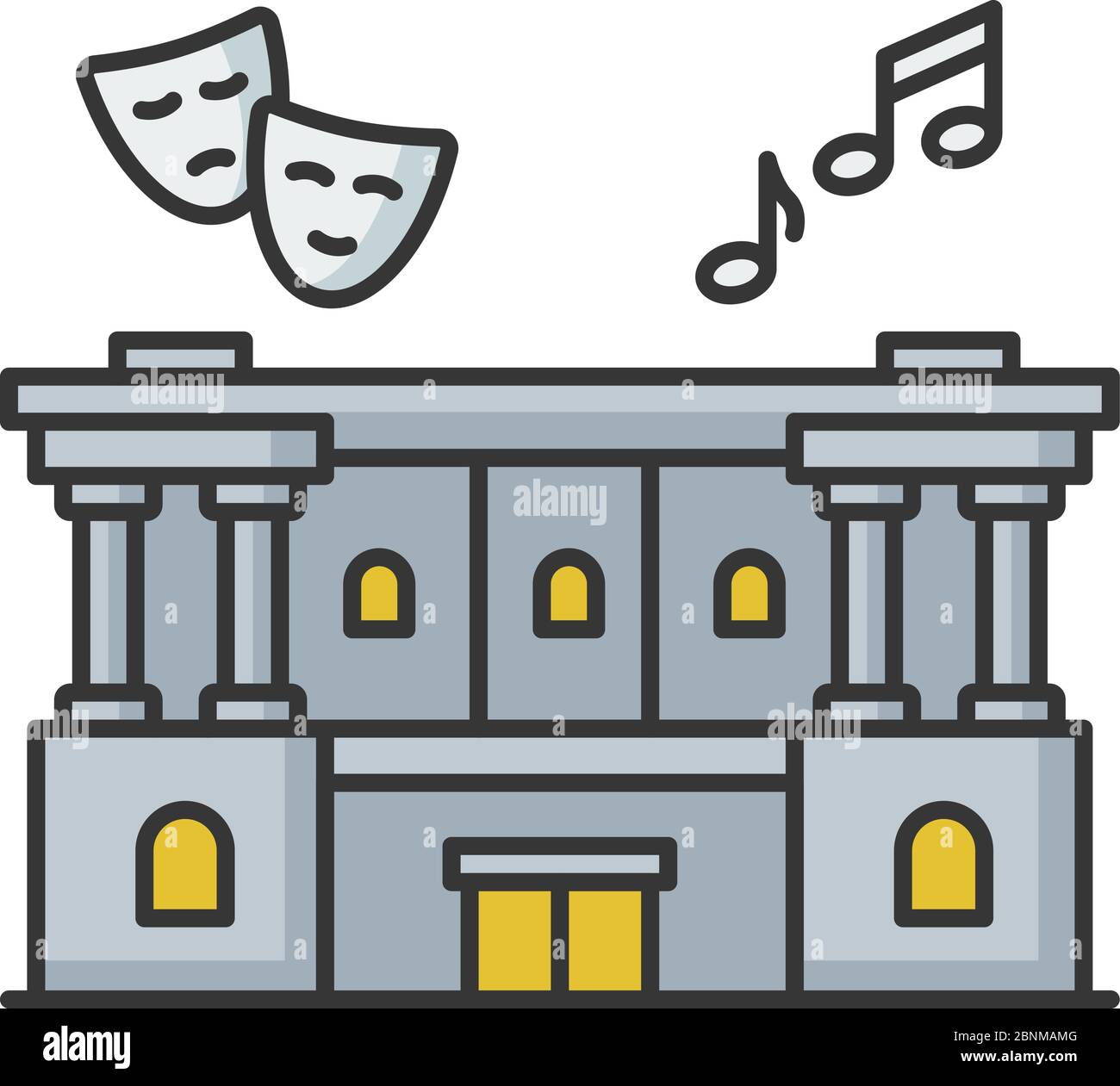 Classic center theatre Stock Vector Images - Alamy