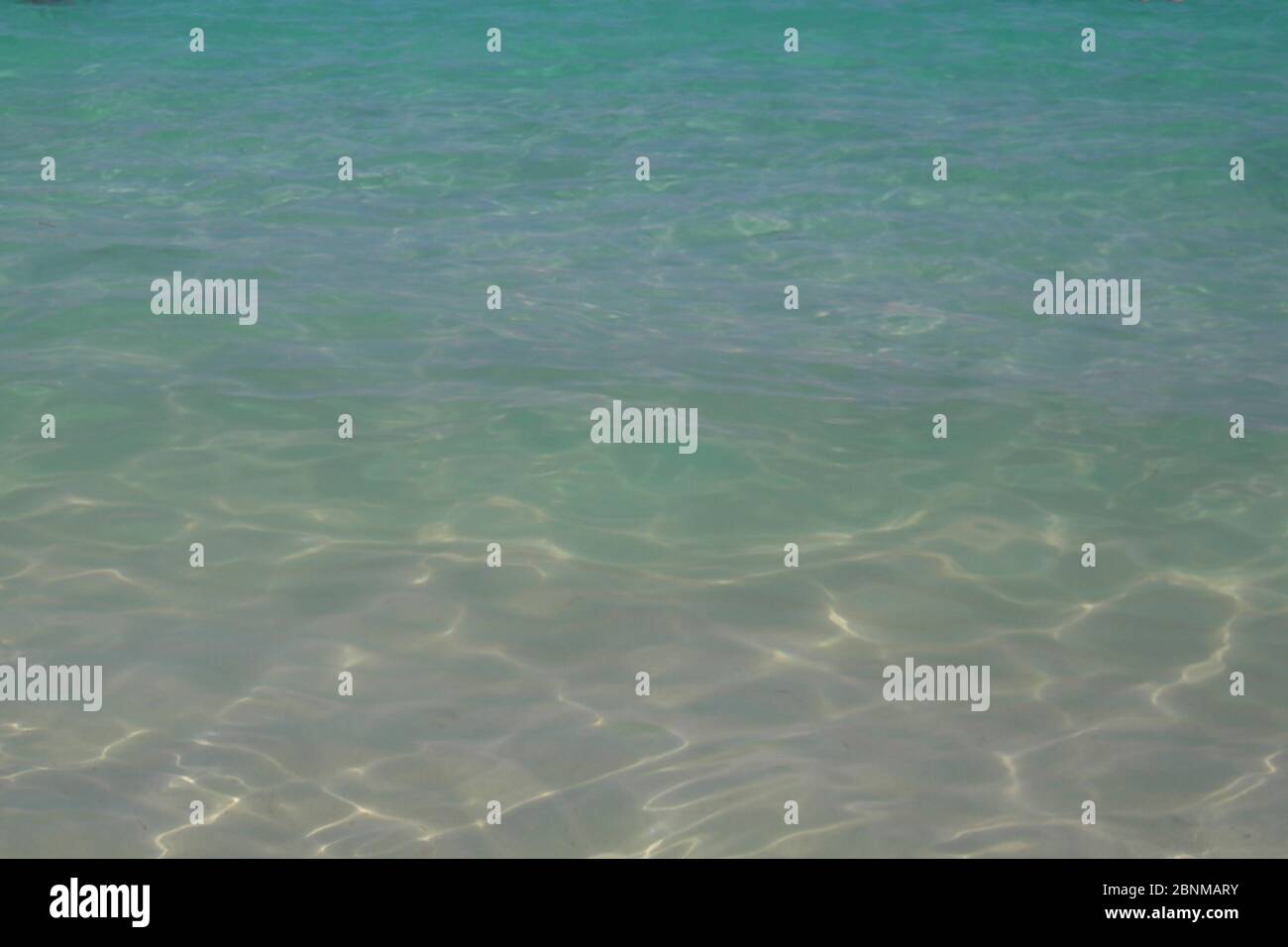 Close-up of crystal clear and turquoise water. Caribbean waters Stock ...