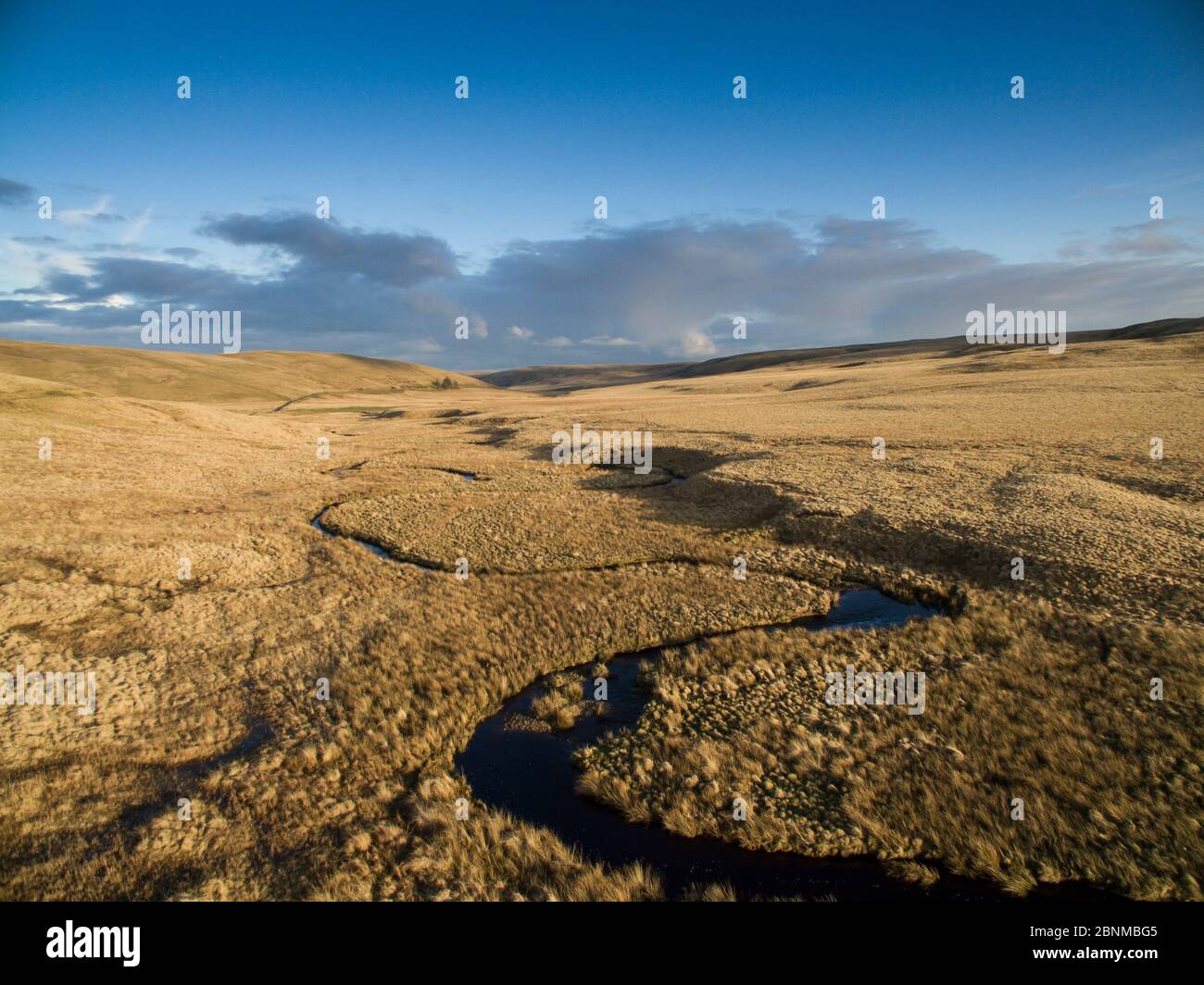 Meanders on the river / Afon Elan, within incised terrace, near ...