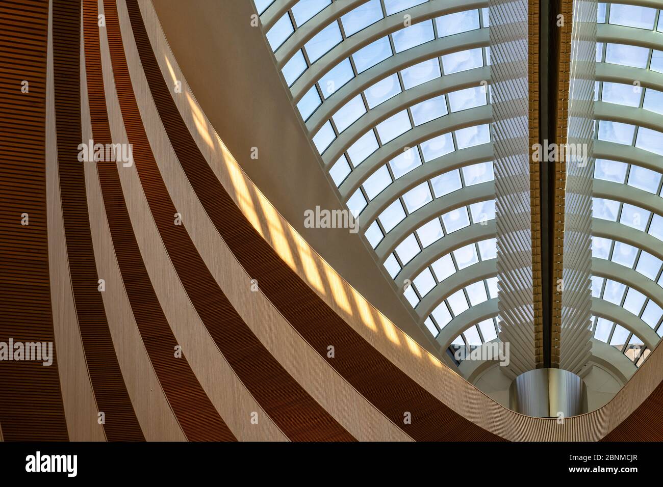 Europe, Switzerland, City of Zurich, interior shot of the law library ...