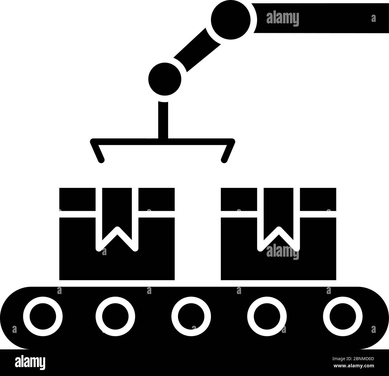 Conveyor Belt Factory Industry Icon High Resolution Stock Photography ...