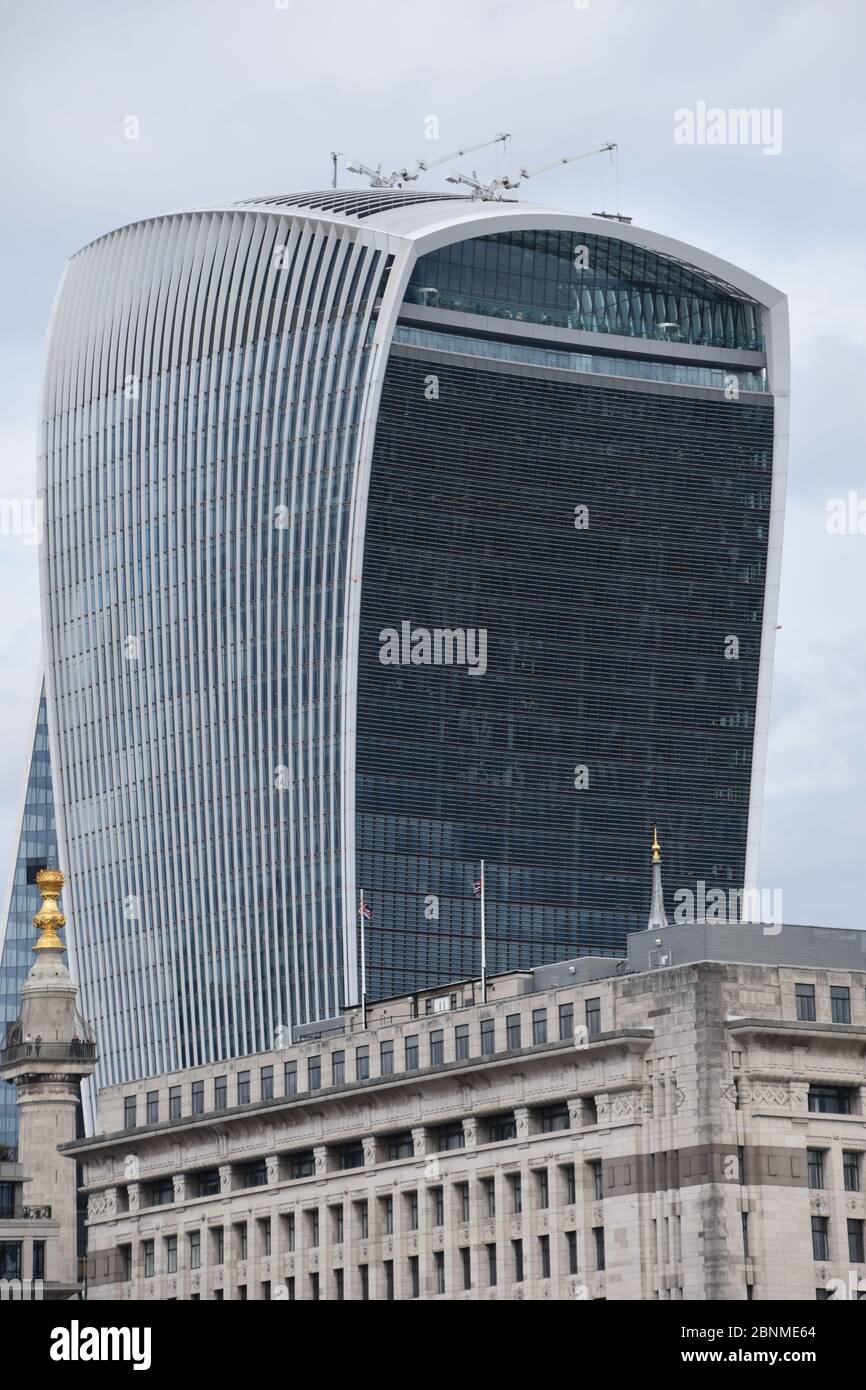 A close up image of the Walkie Talkie Building in Central London (20 ...