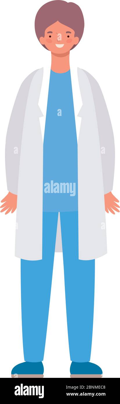 Man doctor with uniform vector design Stock Vector Image & Art - Alamy