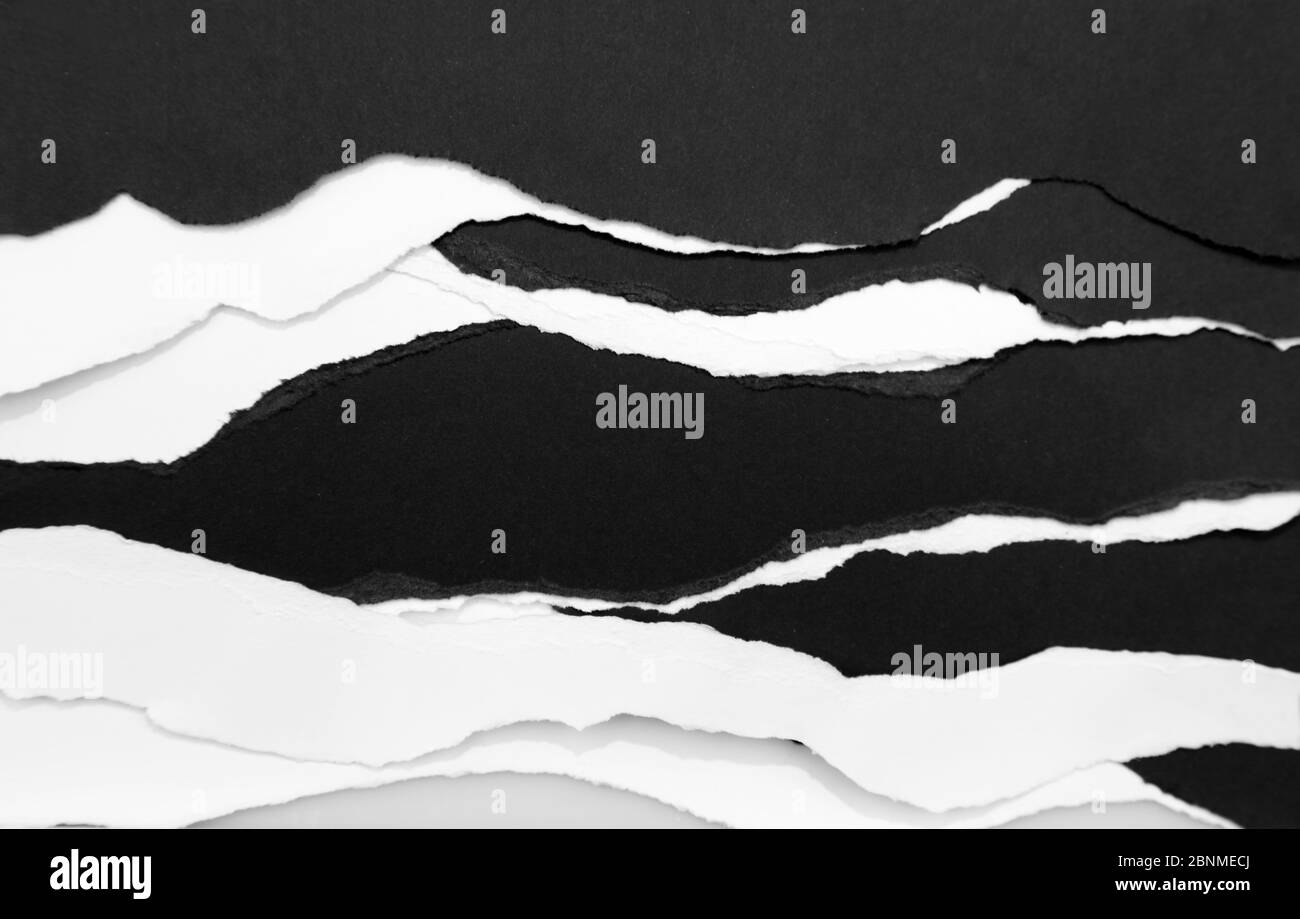 Jagged edges Black and White Stock Photos & Images - Alamy