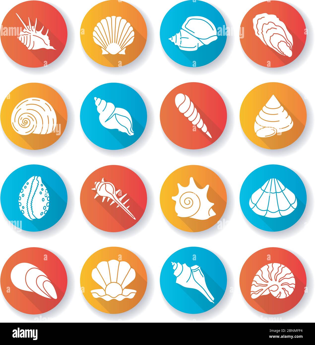 Seashell souvenirs Stock Vector Images - Alamy