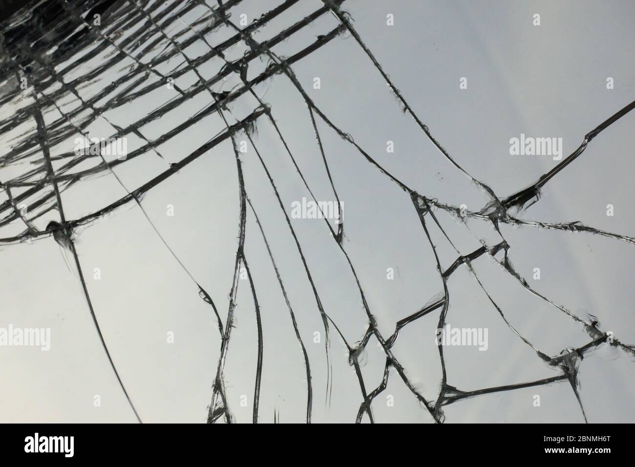 Glass shattered on a smart device touch screen Stock Photo - Alamy