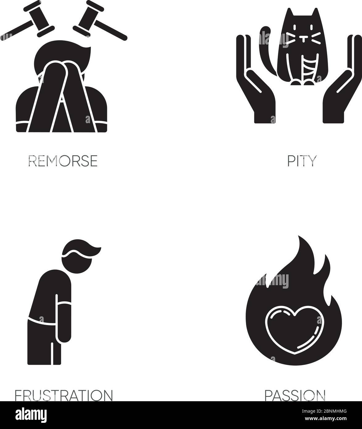 Self pity Stock Vector Images - Alamy