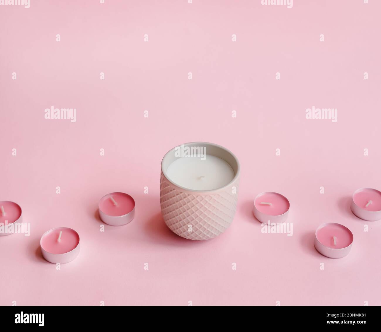 Candles spa background Stock Photo - Alamy