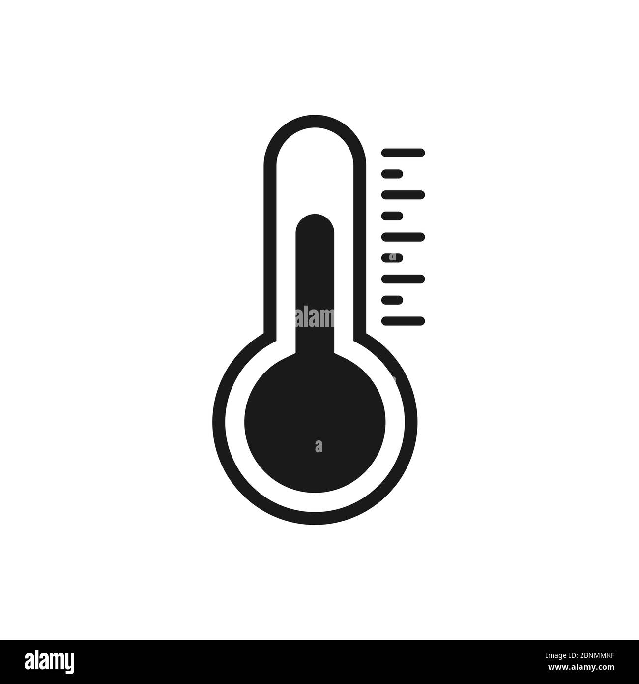 Temperature flat vector icon symbol, vector Stock Photo - Alamy
